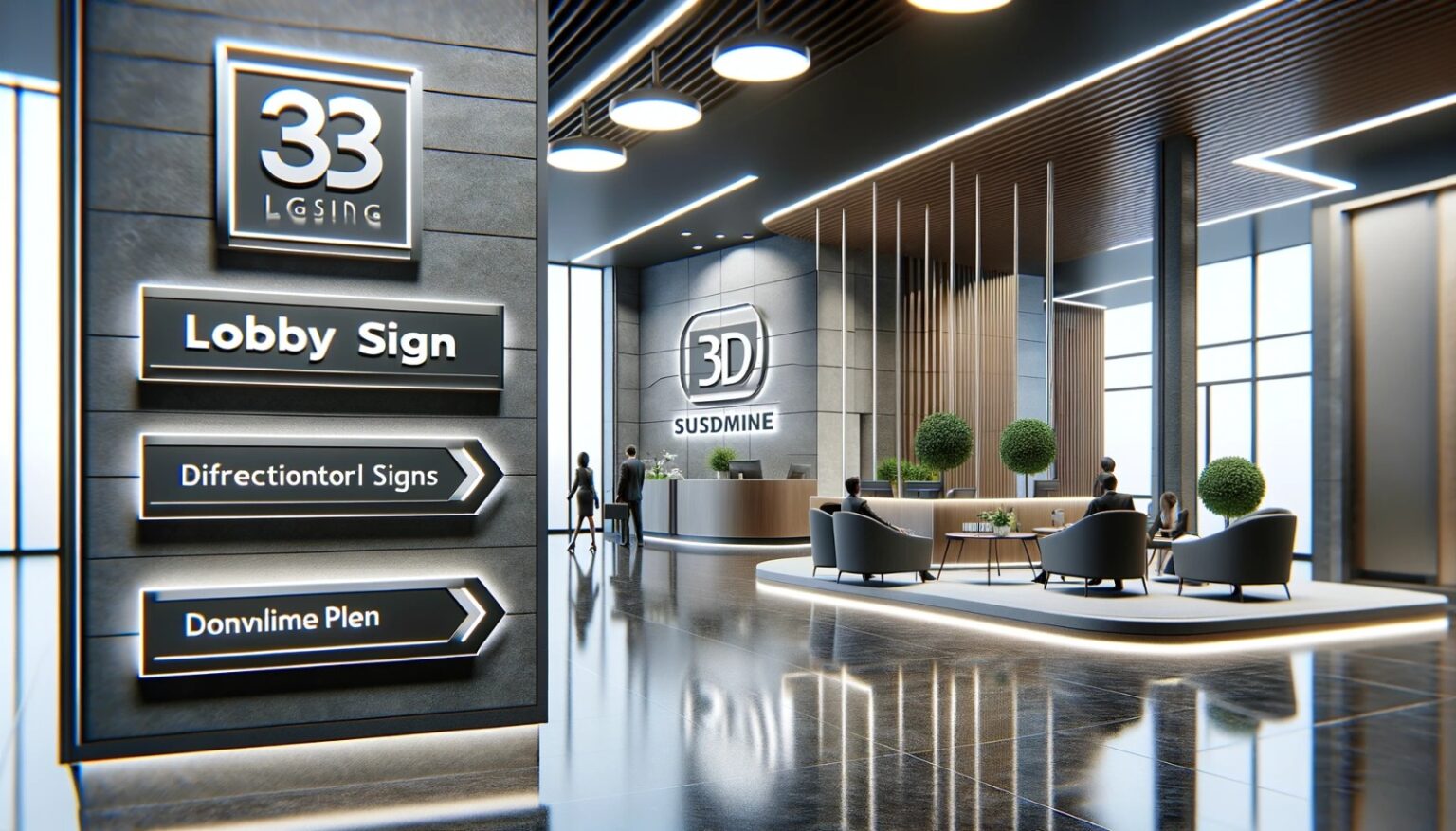 Best 3D Signage Services in UAE | System Care Printing