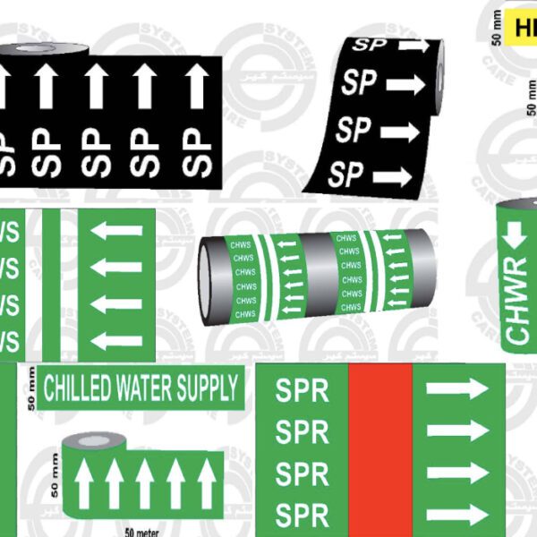 Pipe Marking Identification Labels & Tags | System Care Printing