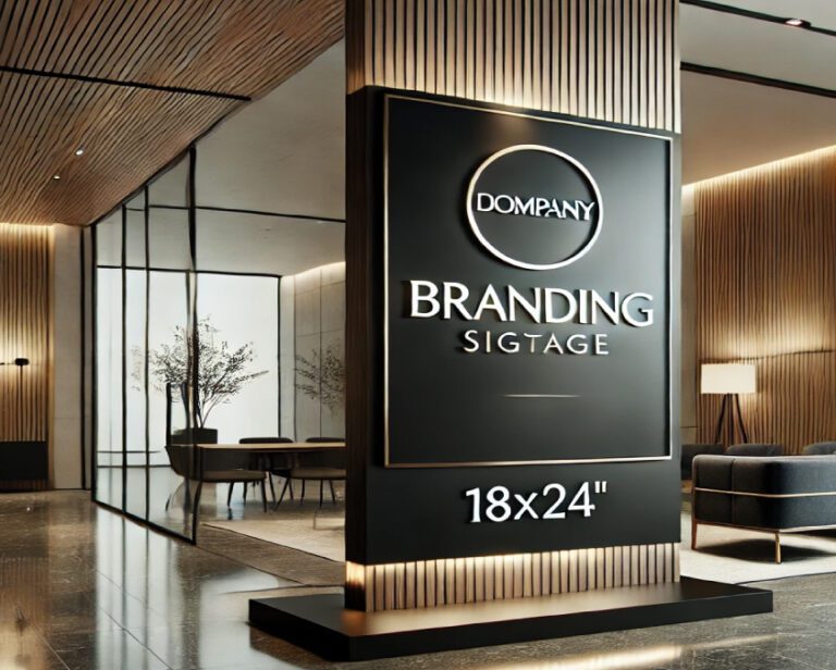 Custom Indoor Office Signage | Elegant Wall Logo Signs for office