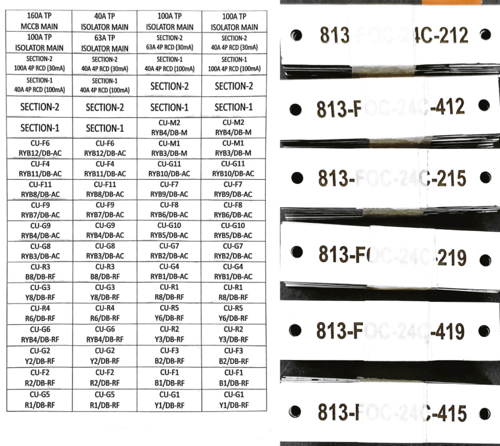 High-Quality PVC and Traffolyte Engraving Tags | Custom sizes